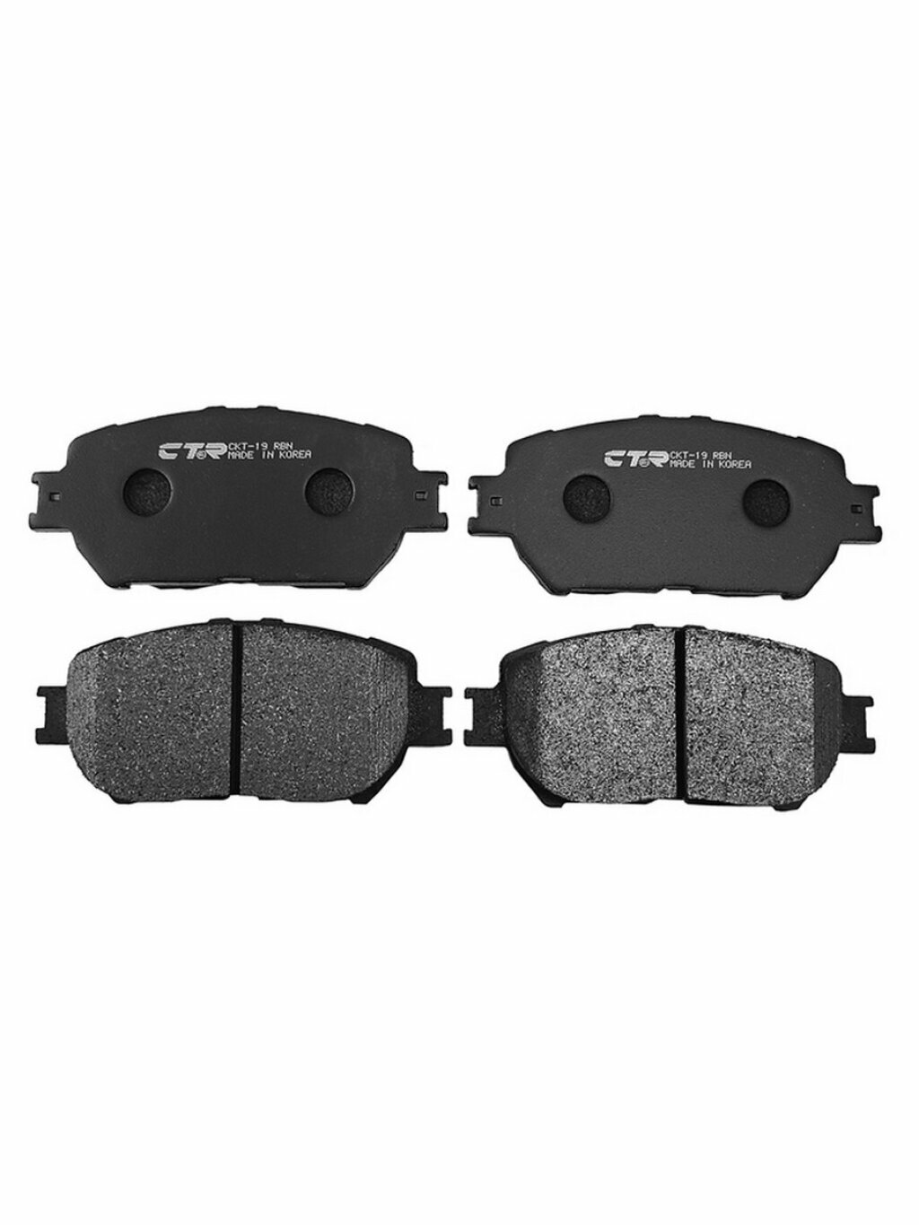Колодки тормозные дисковые передние CTR GK1033