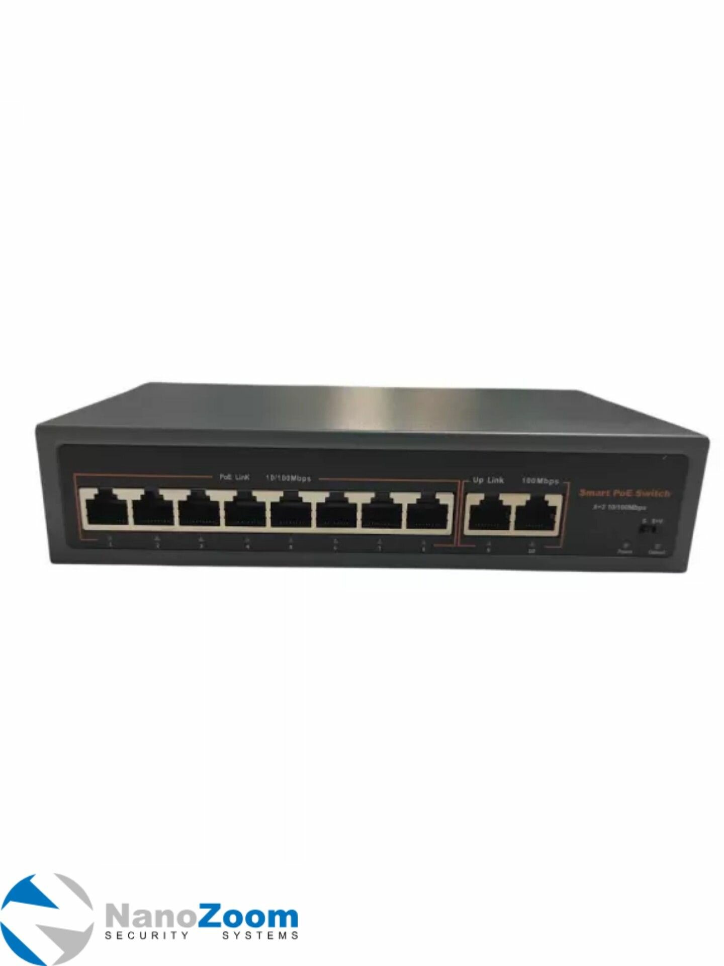 NZ-8POE SWITCH коммутатор ИИ с PoE AI-0820FBL-C