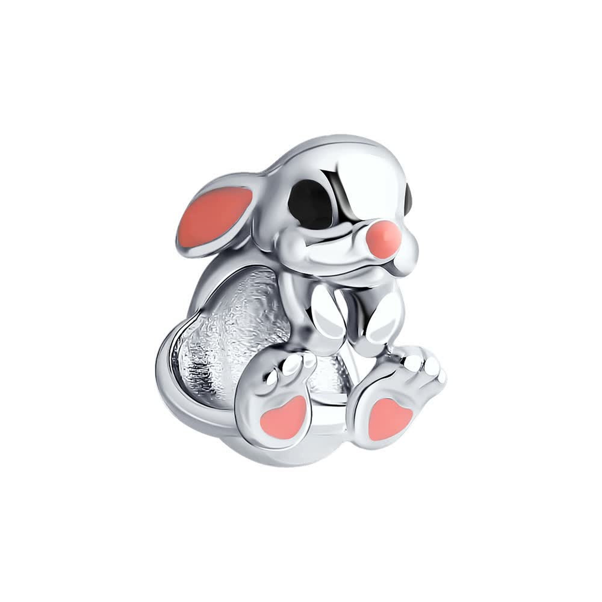 Шарм, серебро, 925 проба, родирование, эмаль