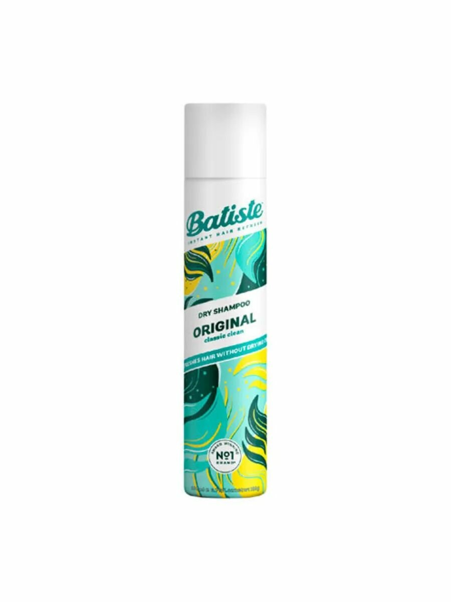 Сухой шампунь для волос BATISTE ORIGINAL, 200мл (без отдушки)