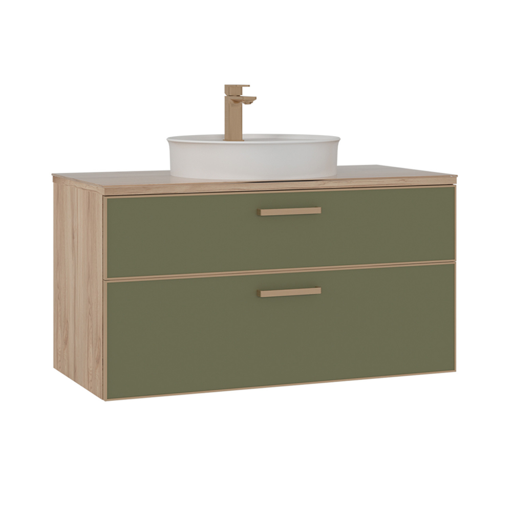 Тумба под раковину ORKA Salerno 100 цвет Sardinia, ручки золото 3008781