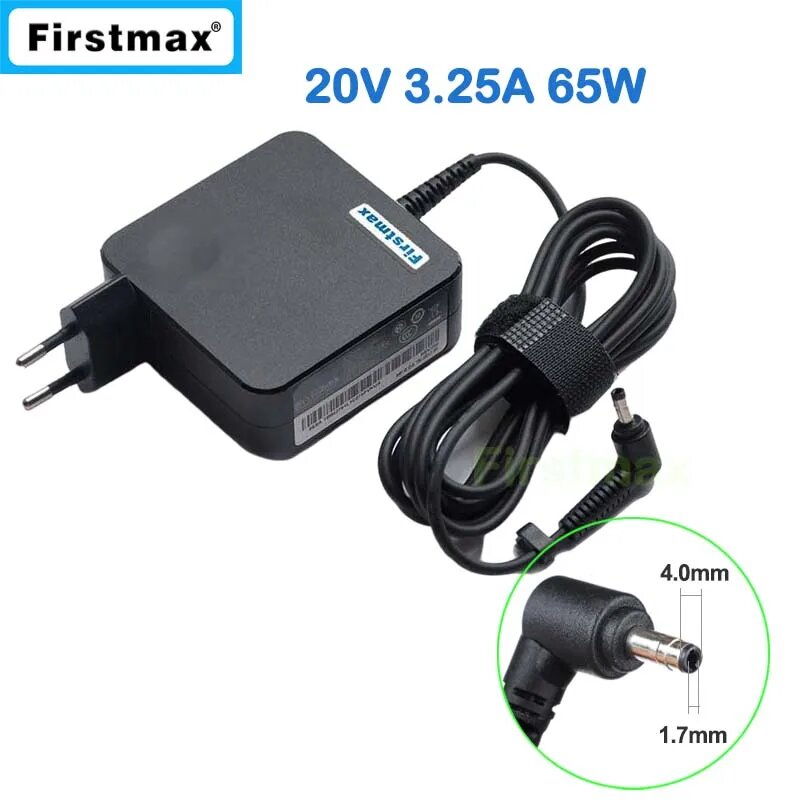 Зарядное устройство Firstmax 20V 3.25A 65W Rectangular Shape — фото 1