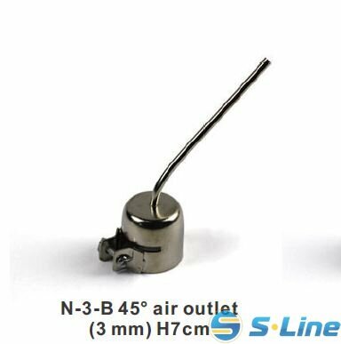 N-3-B 45 гр. D-3mm H 7cm насадка к термофену паяльной станции YIHUA