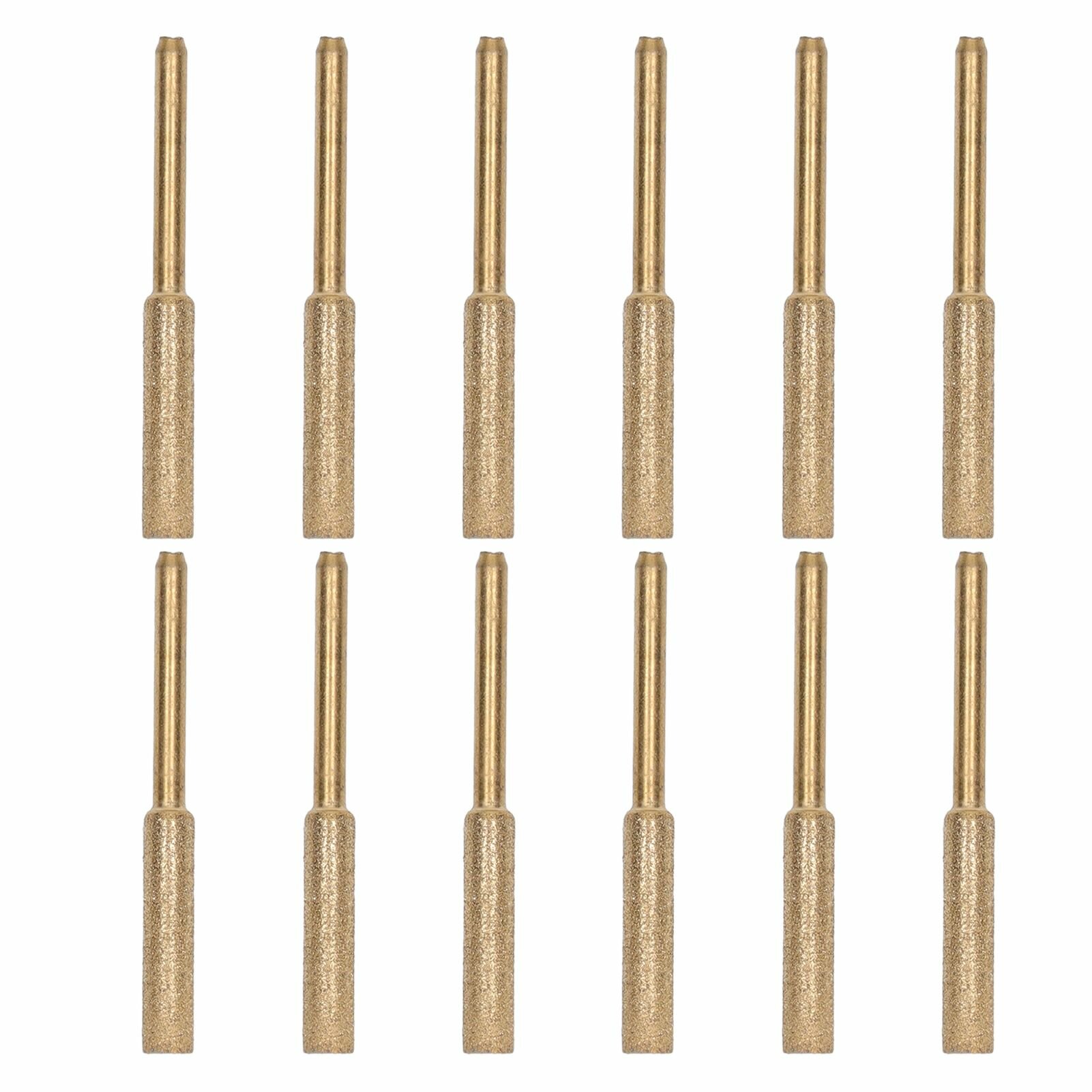 12 шт. шлифовальная головка, хвостовик 3 мм, 4,8 мм, заточка бензопилы, износостойкий наждачный шлифовальный камень