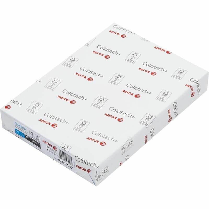 Бумага для цветной лазерной печати Xerox Colotech + ( A4, 280 г/кв. м, 150 листов, 003R97097)