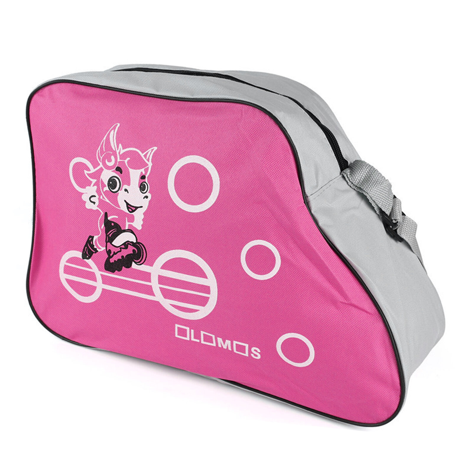 Сумка для ношения роликов Портативная Рюкзак для детей Коньковые ролики Экипировка для катания Материал: Оксфордский ткань Цвет: Синий / Розовый (по выбору) Размер: 39 * 15 * 29см Вес: 0.17кг Количество: 1 шт.