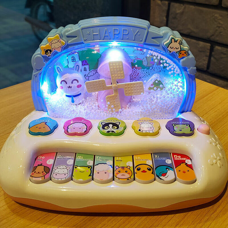 Guanchao Children's Toy Electronic Keyboard for Girls, Playable Early Education Toy for Infants, Educational Toy for Boys, Birthday And New Year Gift