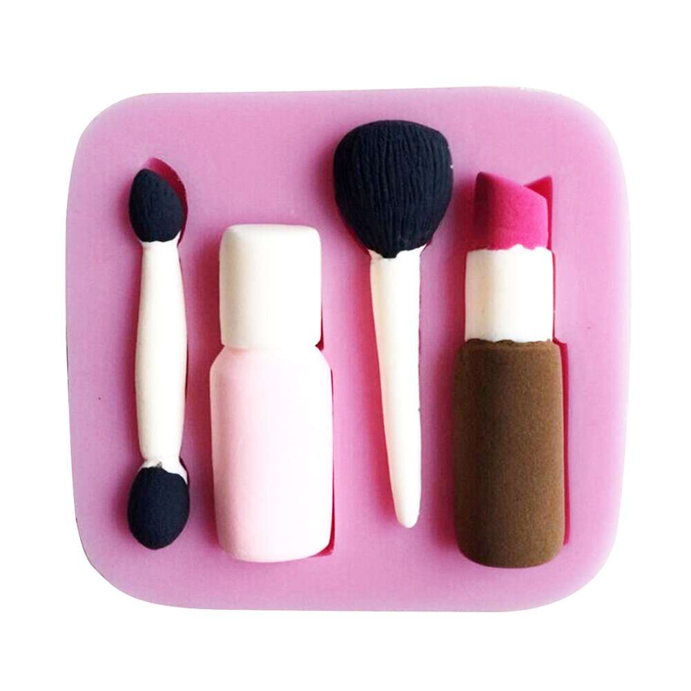 Инструменты для макияжа Дизайн помады Формы для торта 3D Силиконовые формы для выпечки шоколада