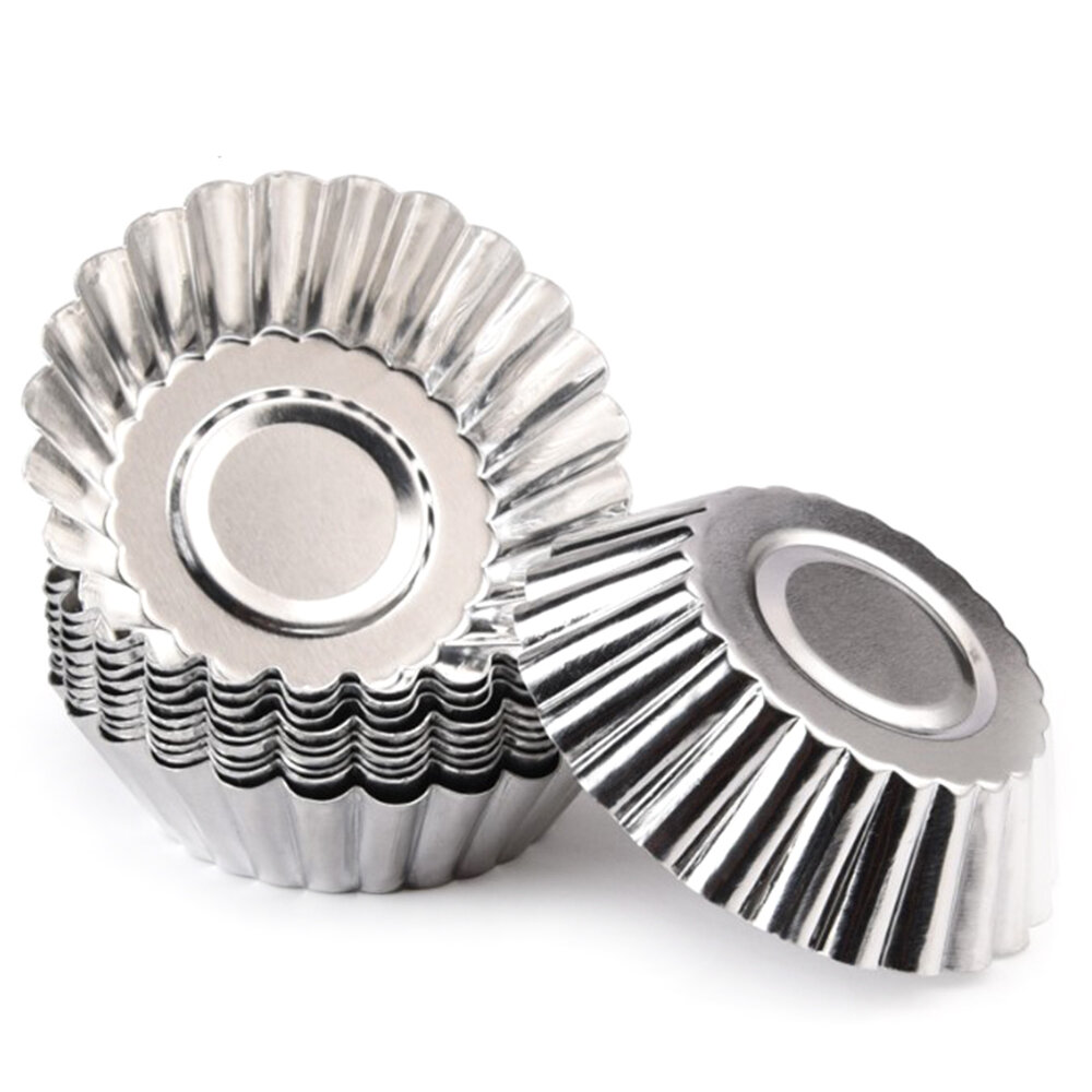 100 шт./партия, бумажные формочки для кексов, яичных тартов, алюминиевая форма для торта, печенья, антипригарные мини-формы для пирогов, тарталетки, формы для выпечки