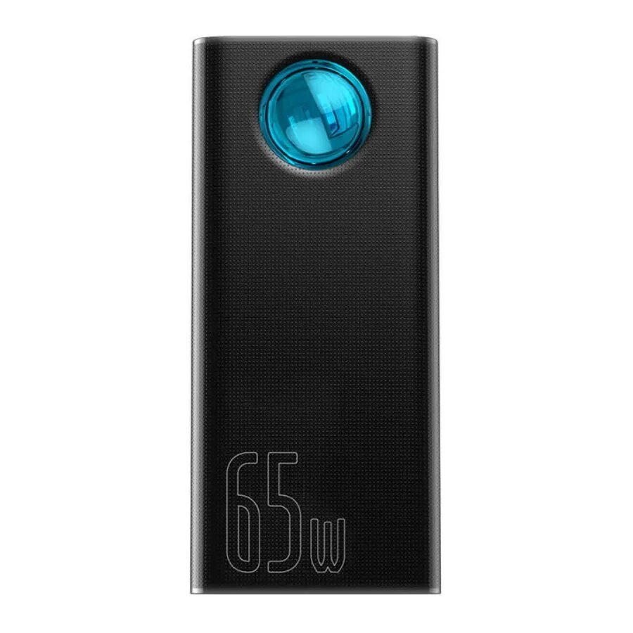 Внешний аккумулятор Повербанк Базеус/ Baseus Amblight Digital Display Quick Charge Power Bank 30000mAh Black (PPLG-A01)
