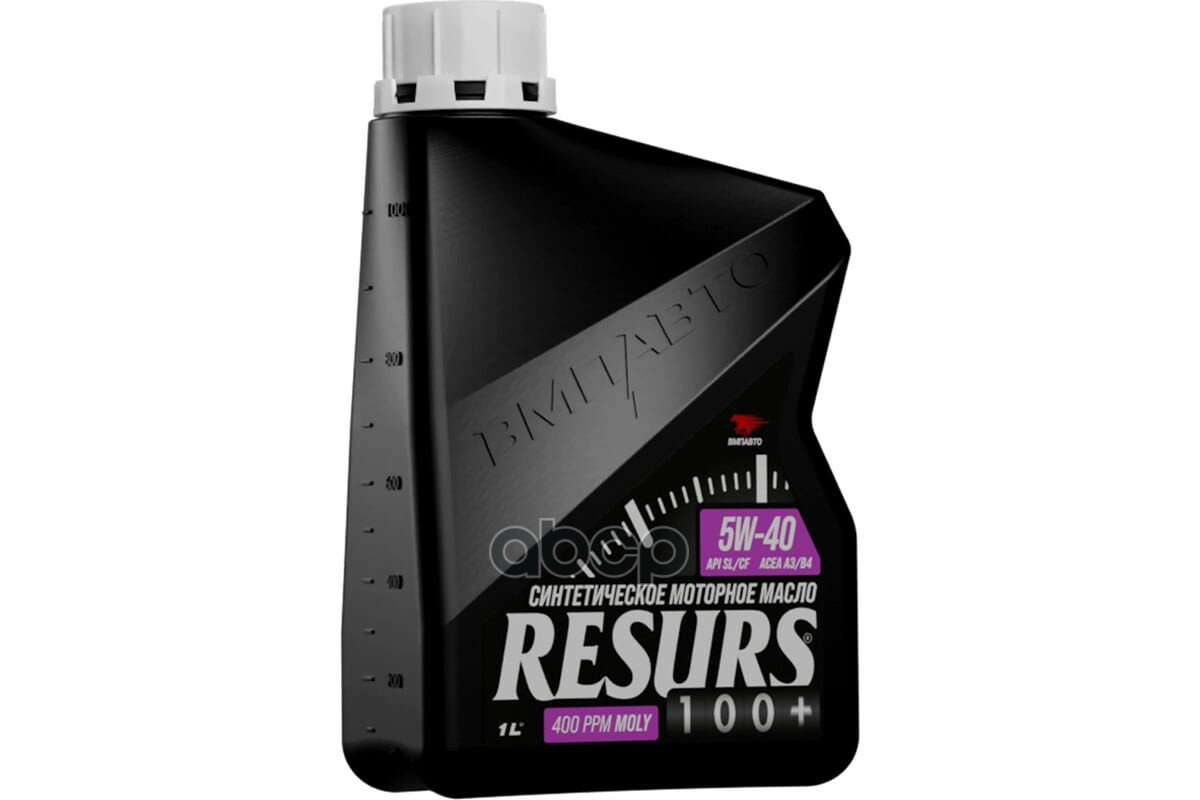 ВМПАВТО Масло моторное ВМПАВТО Resurs 5w40 (A3/B4 SL/CF), канистра 1л.