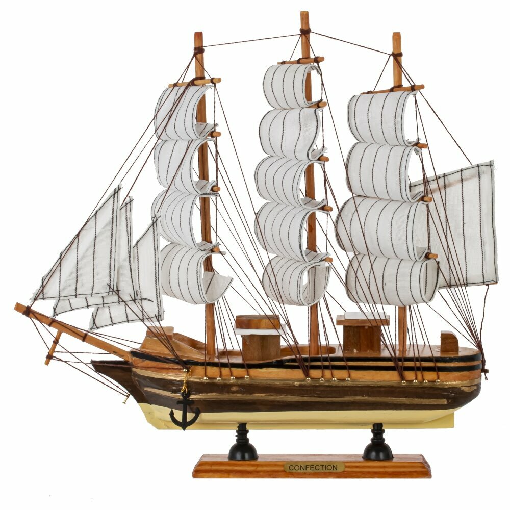 Изделие декоративное "Корабль", L32 W5,5 H31 см