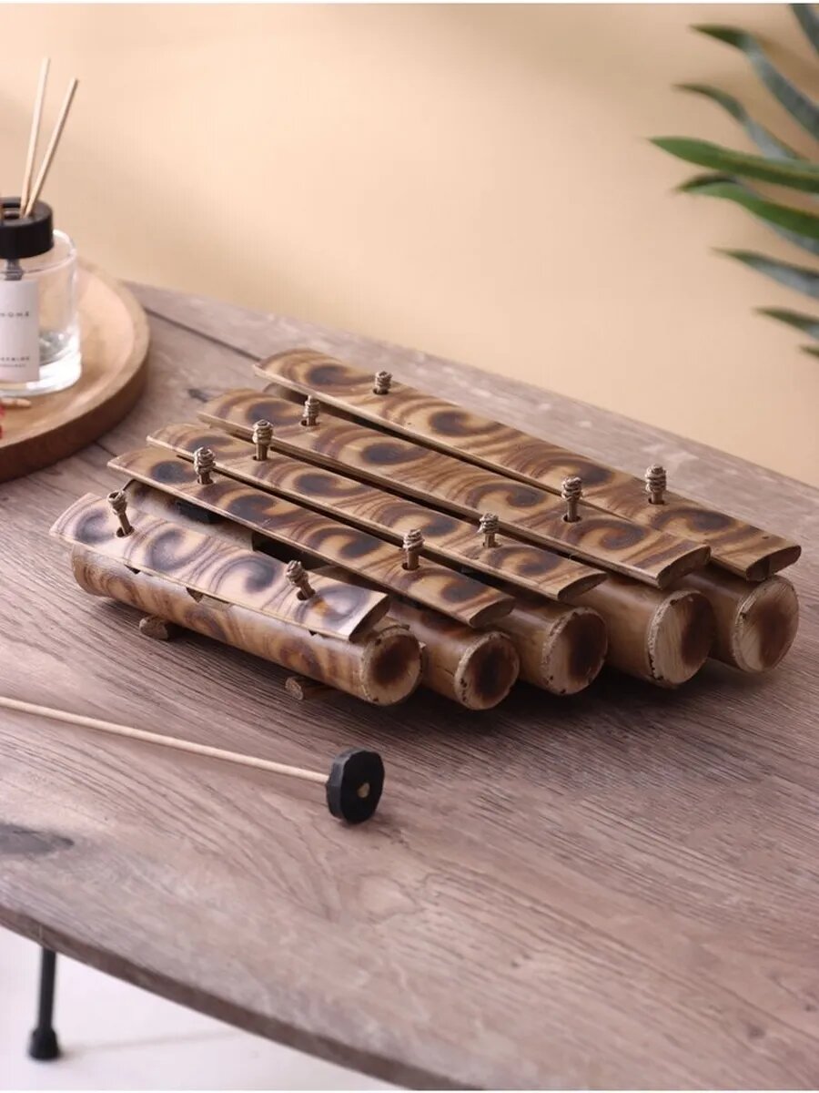 Творческий бамбуковый ксилофон для развлечений