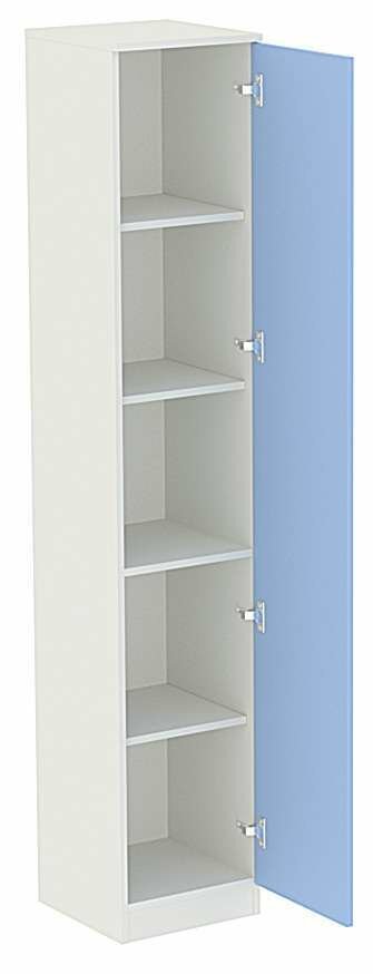 Хозяйственный шкаф из ДСП для аптеки голубой ГОРИЗОНТ-Ш-42. Производитель товара - компания ТОБ.
