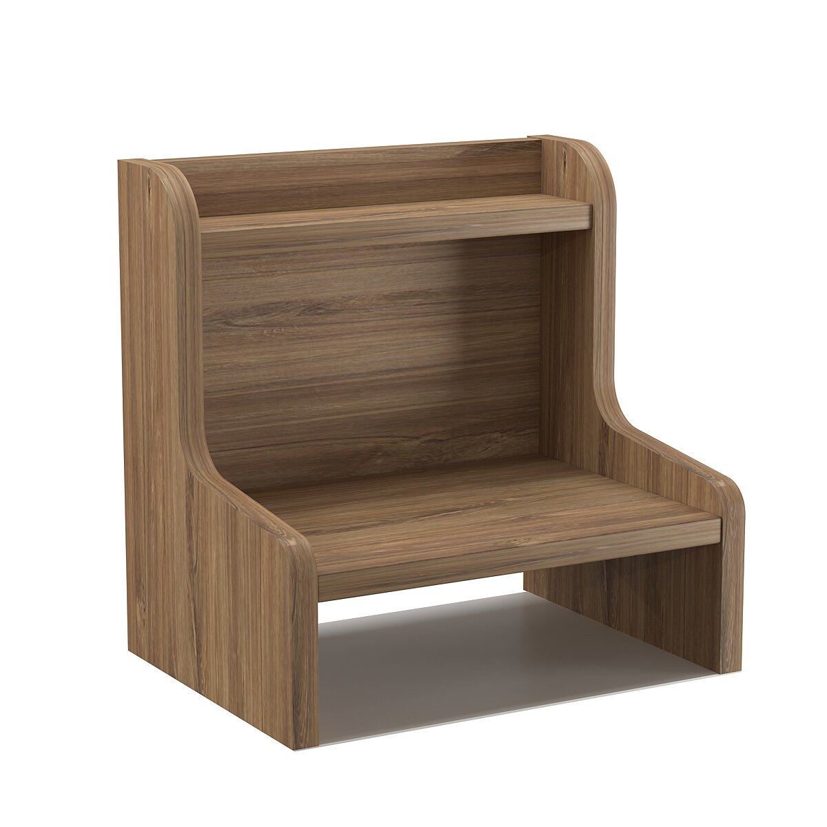 Полка настольная Вектор №33, Орех. Производитель товара - компания ТОБ.