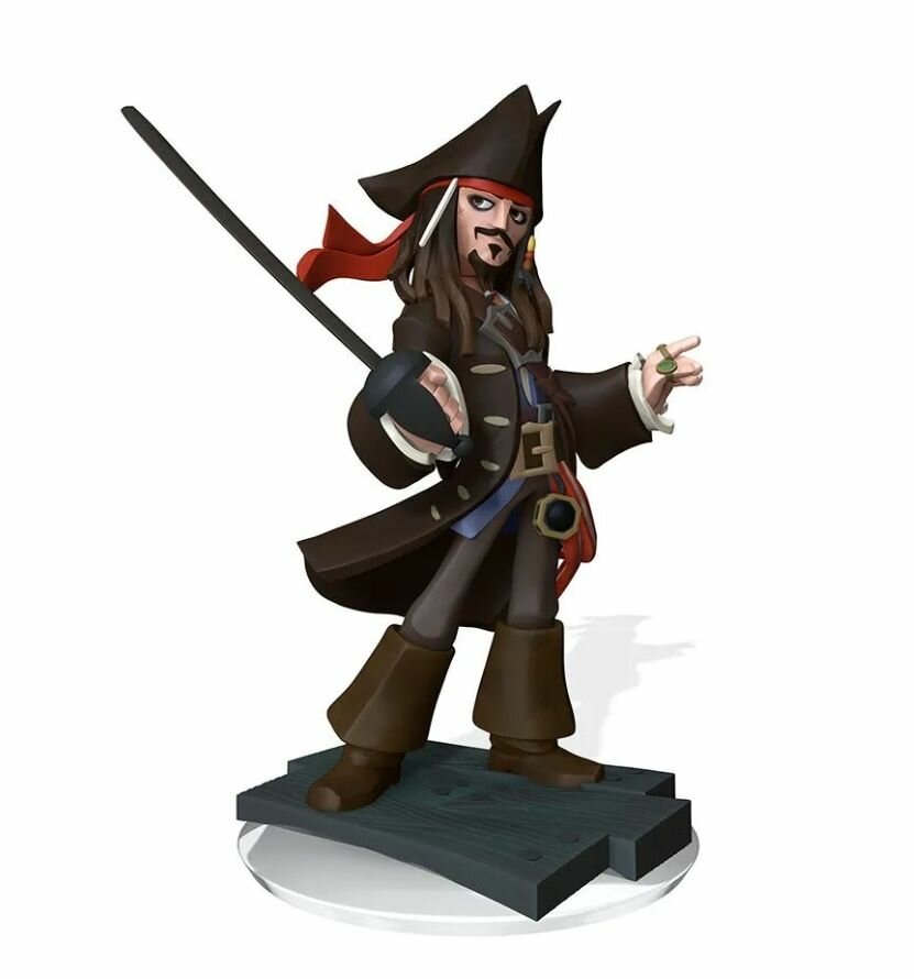 Disney Infinity 1.0. Пираты Карибского Моря Интерактивная фигурка персонажа Капитан Джек Воробей (Captain Jack Sparrow)