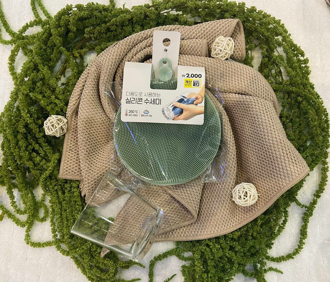 Губка для мытья посуды силиконовая