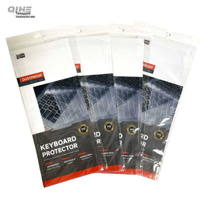 Прозрачная силиконовая пленка Apple desktop flat film 15,6/17 дюймов пылезащитная