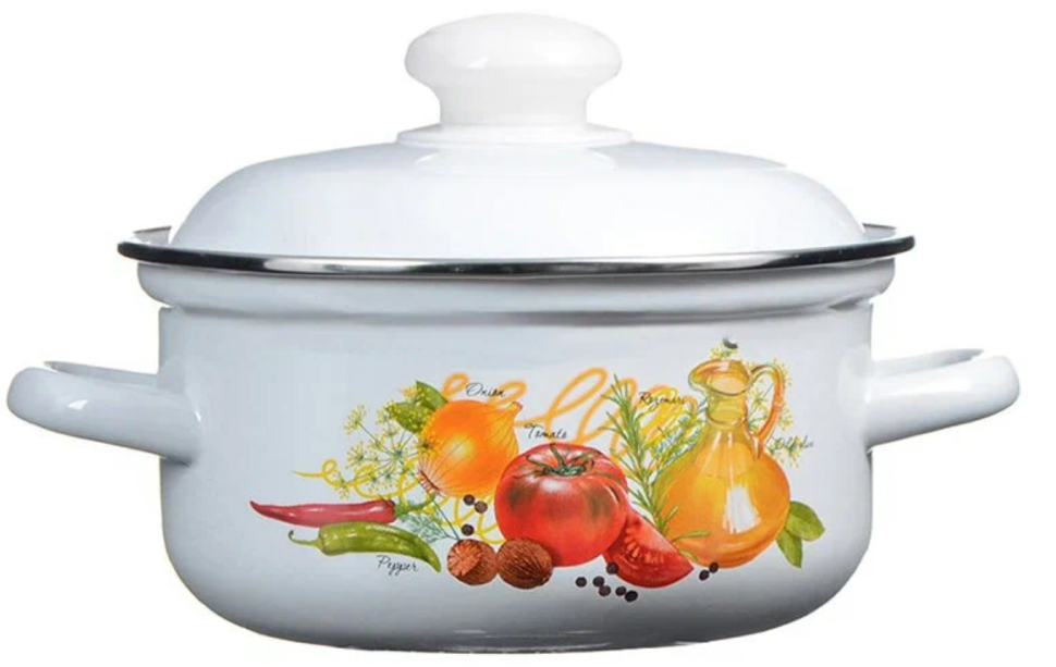 Лысьвенские эмали С-15104АП2/16104АП2 , Кастрюля, эмаль 2л , г. Лысьва