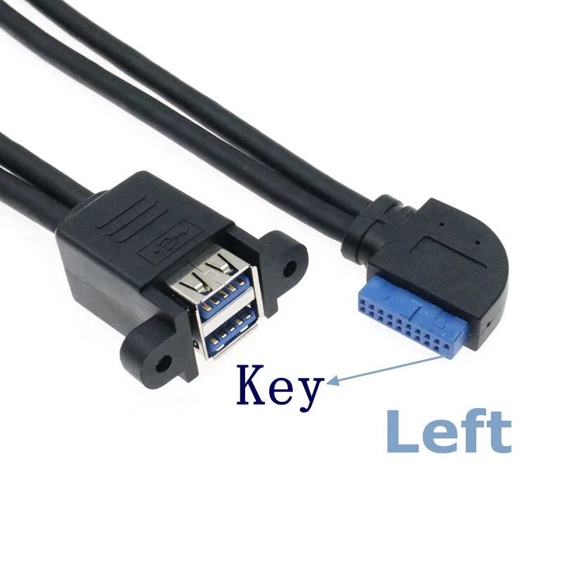 Кабель USB 3.0 SATA переходник черный, Left