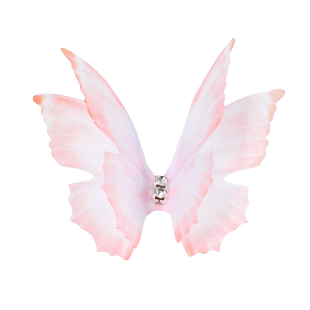 50 шт. аппликаций-бабочек из органзы