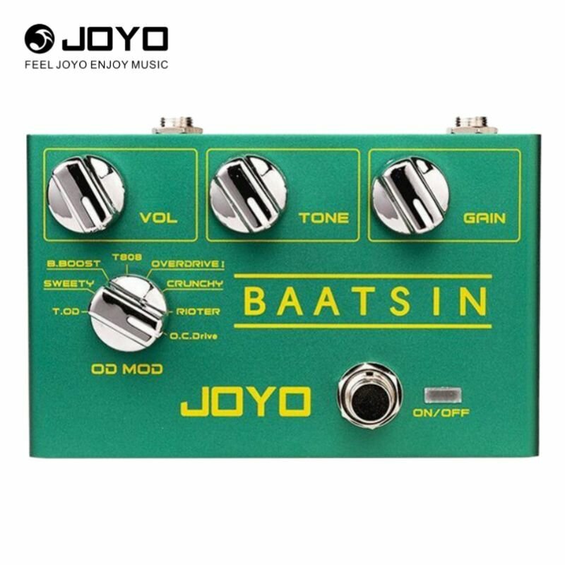 JOYO R-11 BAATSIN Педаль эффектов искажения BAATSIN Classic Overdrive Pedal 8 различных OD/DS JOYO R 11