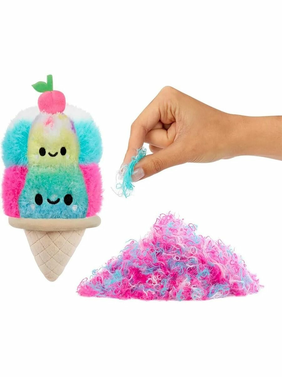 Флаффи Стаффи Игровой набор Fluffie Stuffiez Мороженое с двойными шариками третье поколение Новая серия