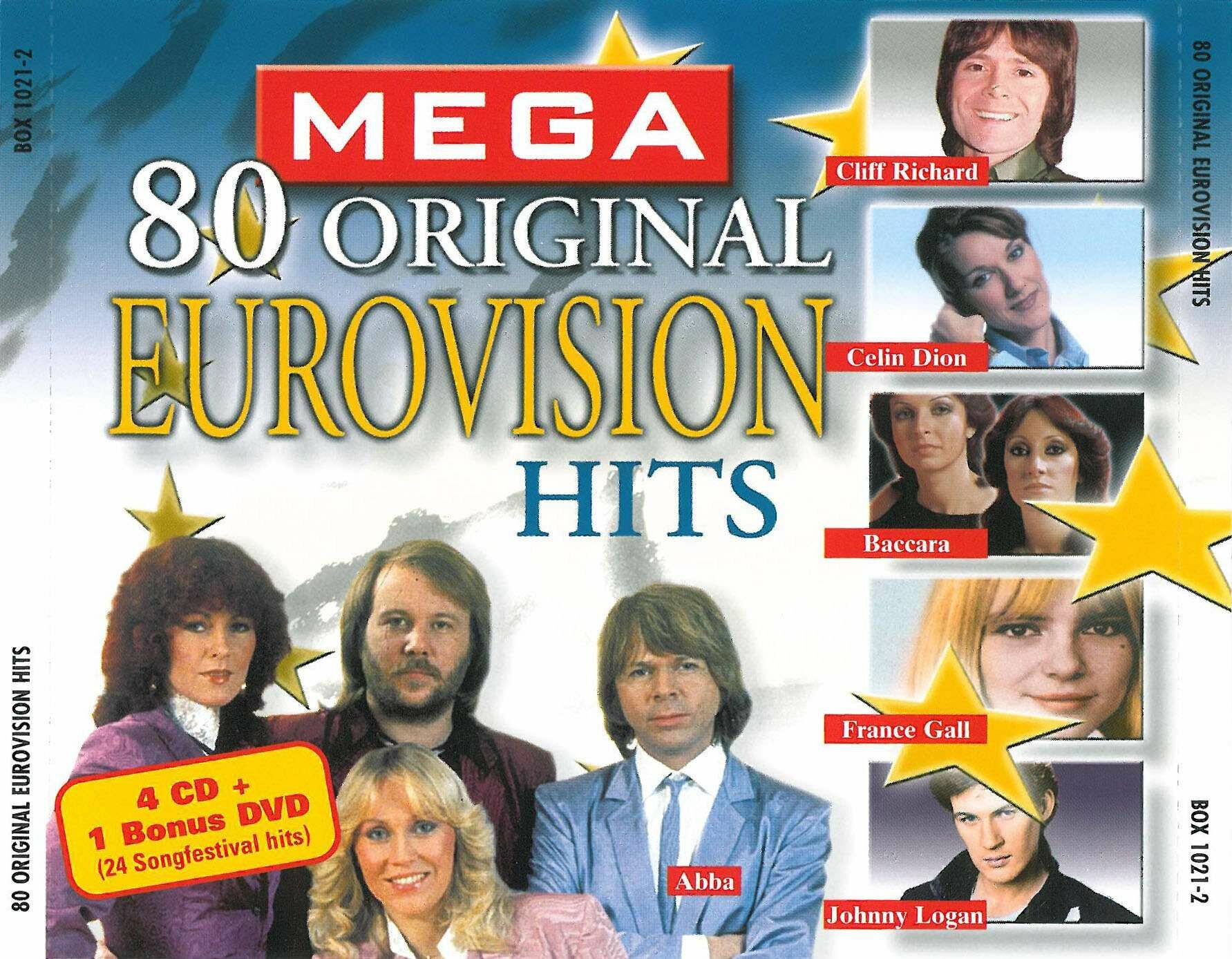 Диск Eurovision: 80 Song Festival Hits (4CD + DVD) (4 CD)