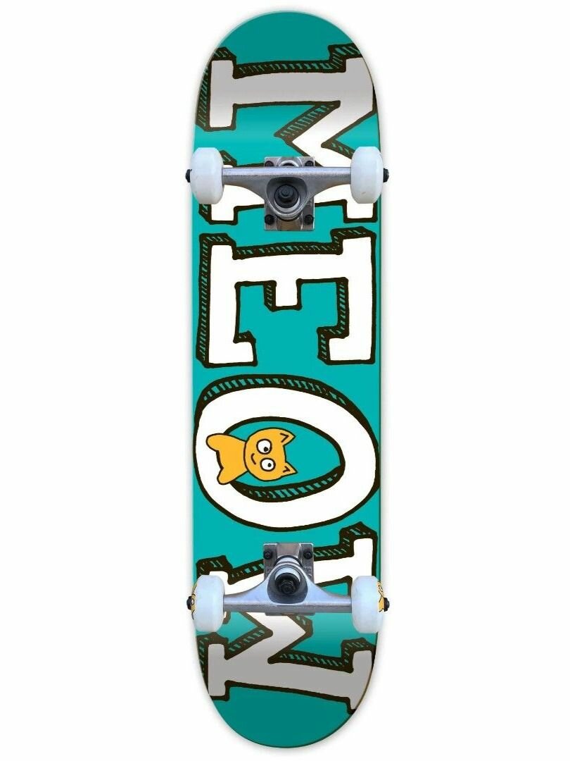 Скейтборд Meow Logo Teal 7.25 2025