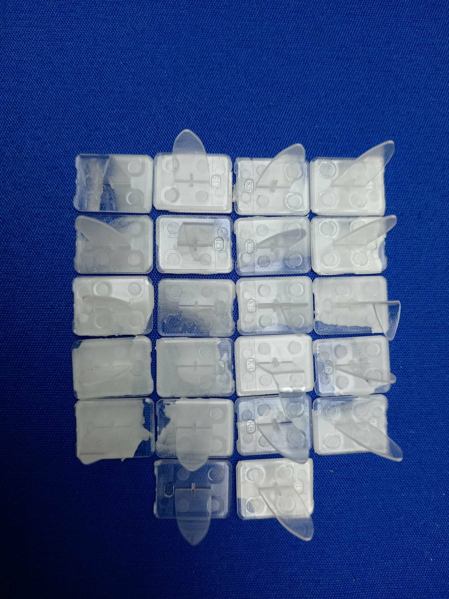 Комплект 22шт для 65 Smart Tv S2 Lcd Телевизор Haier Крепеж дисплея (Держатель, подложка матрицы панели, подложка дисплея, упоры отражателя) арт. 13603