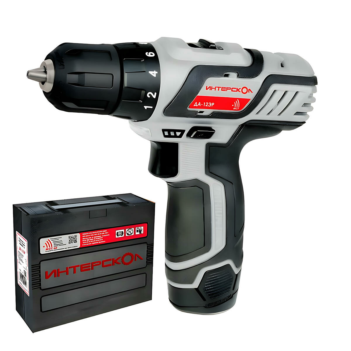 Дрель аккумуляторная ИНТЕРСКОЛ ДА-12ЭР 28 (Li-Ion) промо