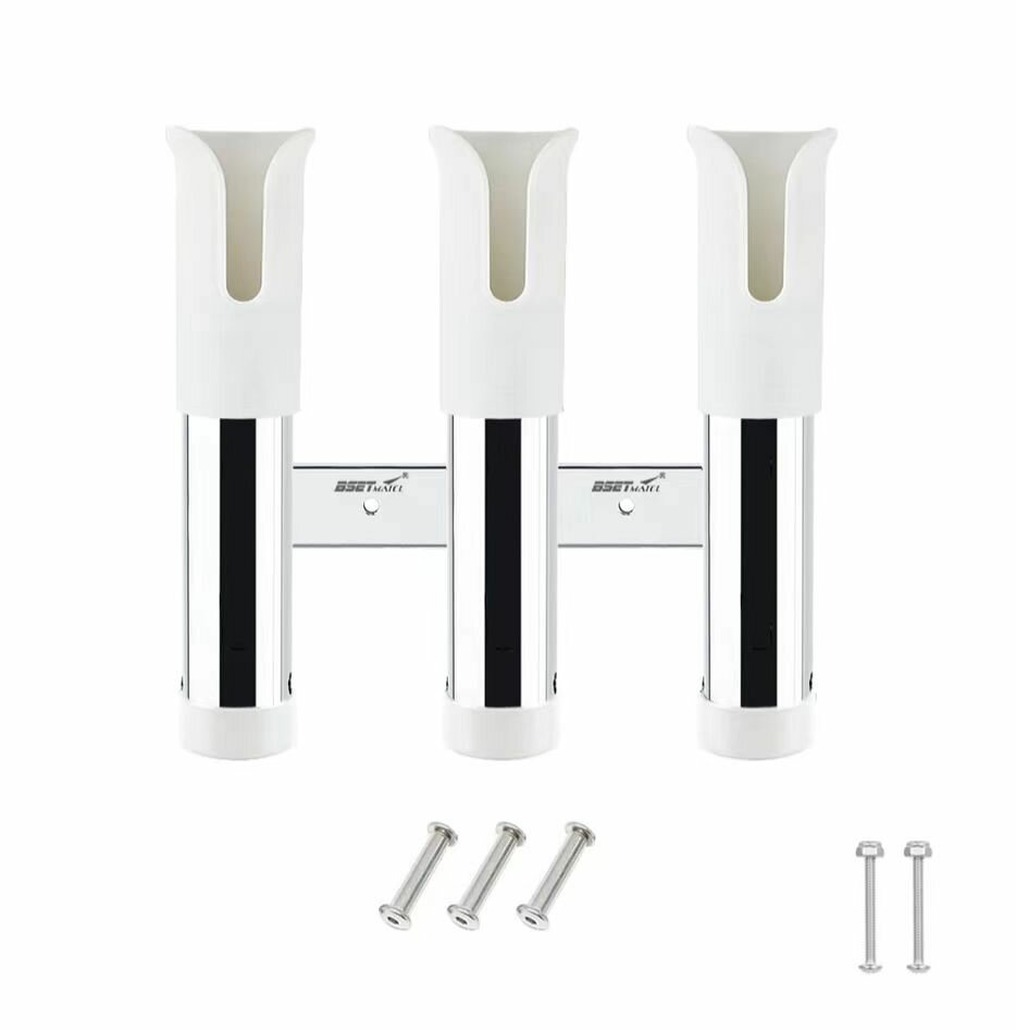 Держатель спиннинга тройной /удочки/удилища, спиннингодержатель, нержавеющей стали