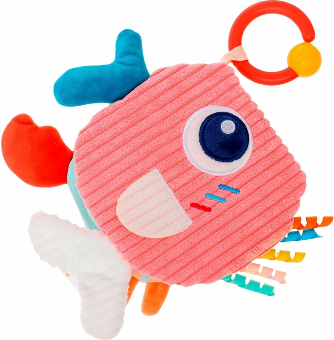 Подвеска-книжка "Рыбка" на кроватку и коляску, подвесная игрушка для новорожденных в машину