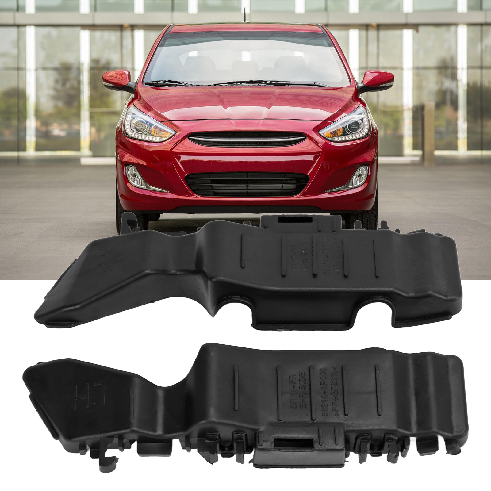 Кронштейны переднего бампера 865131R000 865141R000 замена для Hyundai Accent Hatchback Sedan