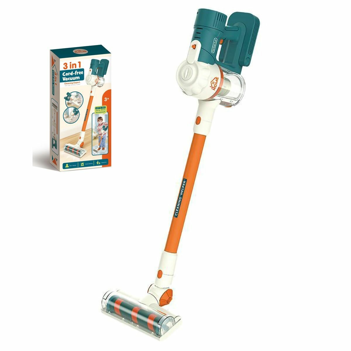 Игрушка-электрический пылесос со светом и музыкой