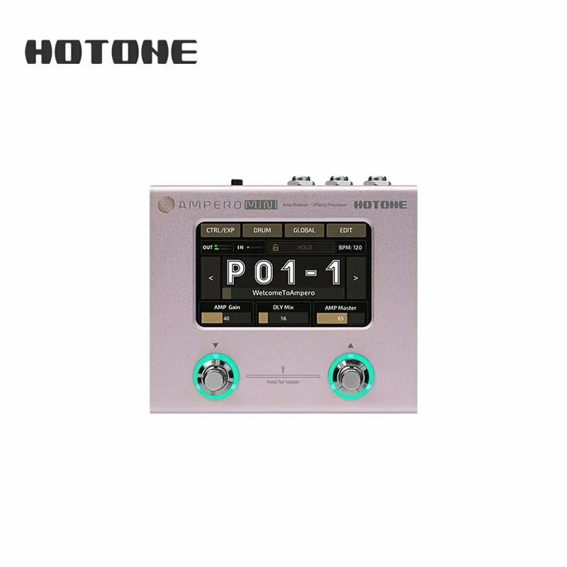 KNOW EASY-Hotone Ampero Mini Purple Электрогитара Бас-усилитель Моделирование ИК-кабинетов Стерео