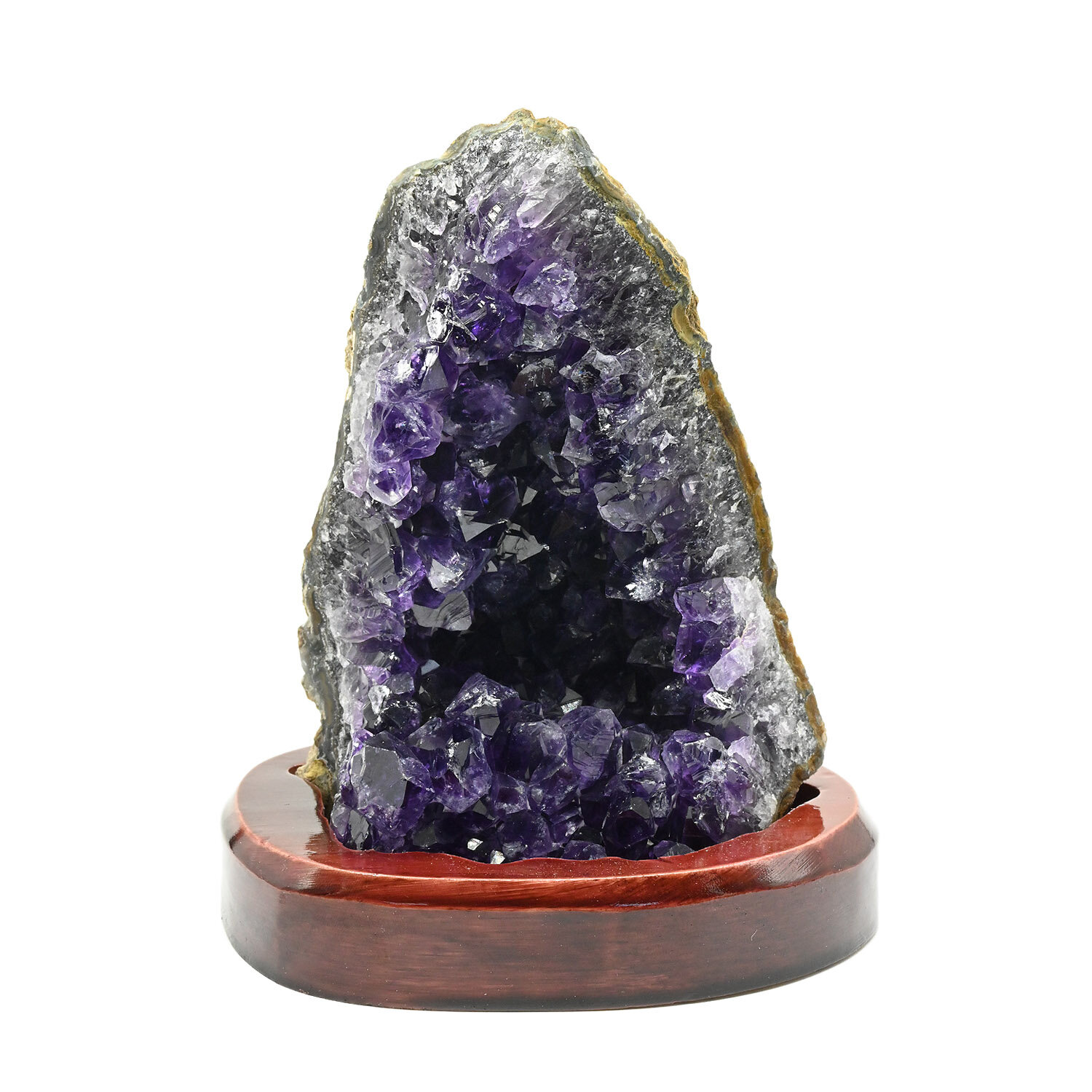 Друза аметистовая на подставке 120*85*143мм, 874г (S) .