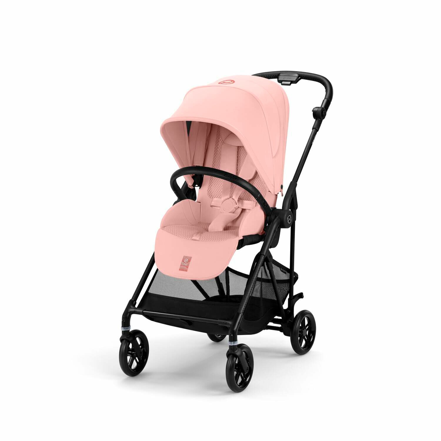 Прогулочная коляска Cybex Melio candy pink Carbon new 2025 LIMITED