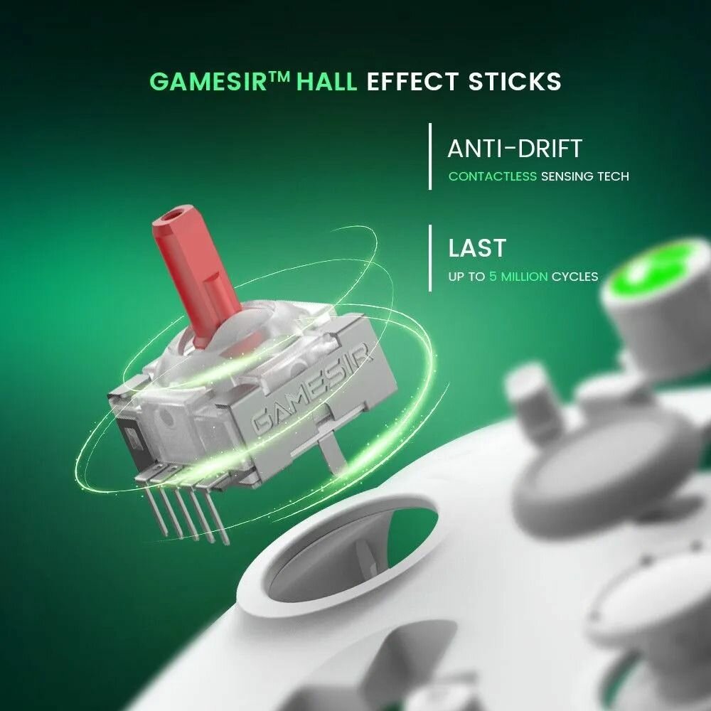 Геймпад GameSir T4 Cyclone Pro Wireless Switch Controller Bluetooth С Эффектом Холла Для Nintendo Switch IPhone Android Phone — фото 1
