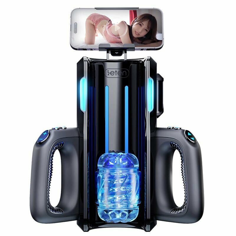 Leten CANNON KING PRO, мастурбатор для мужчин, высокоскоростной автоматический телескопический трастинг, реалистичная киска-вагина со стонущим голосом и держатель для телефона