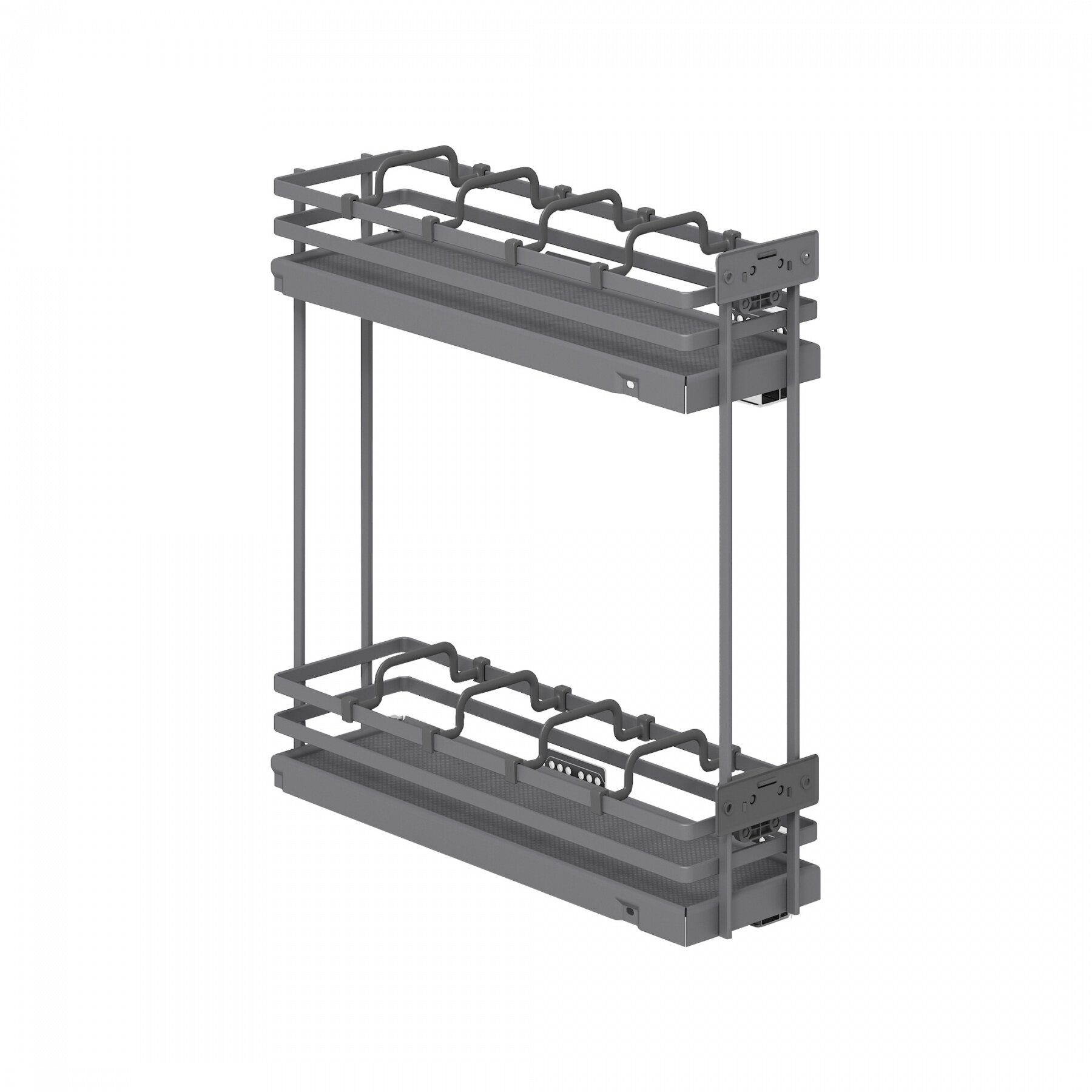 Выдвижная корзина-карго 150 FOCUS крепление боковое/правое, графит PRIME by AKS