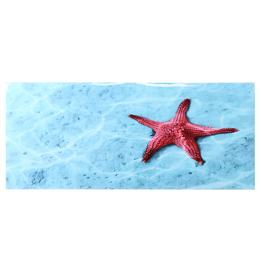 Декоративный постер-фон, картина из ПВХ, пейзажное изображение для аквариума, 61x41 см.