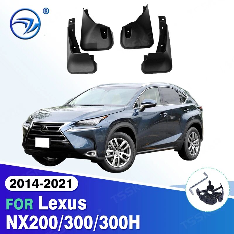 Автомобильные брызговики для Lexus NX200 NX300 NX300H 2014-2021, брызговики, передние и задние брызговики, автоаксессуары NX200 300H 2017-2021