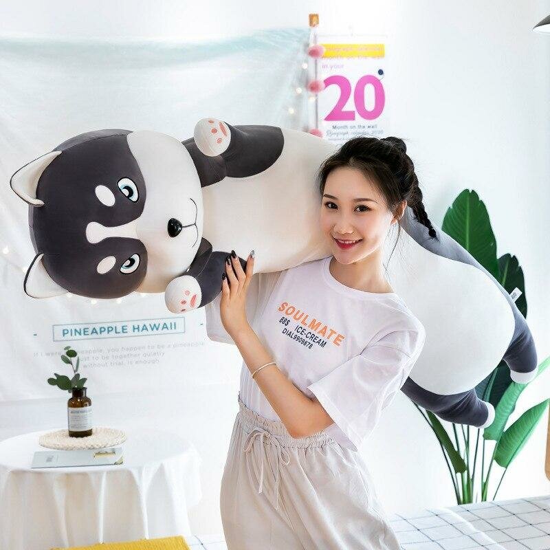 Мягкая игрушка собака Хаски 160см / пес батон антистресс