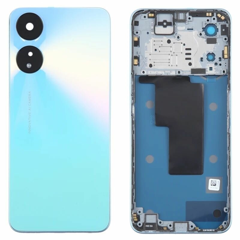 Задняя крышка для аккумулятора OPPO A78/A58, средняя рамка, праздничные подарки