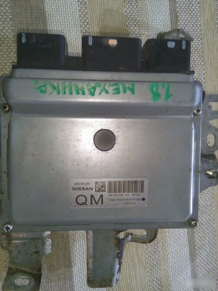 Блок управления двигателем Ниссан тиида эбу 1.8л MEC 90-680A1 7814A
