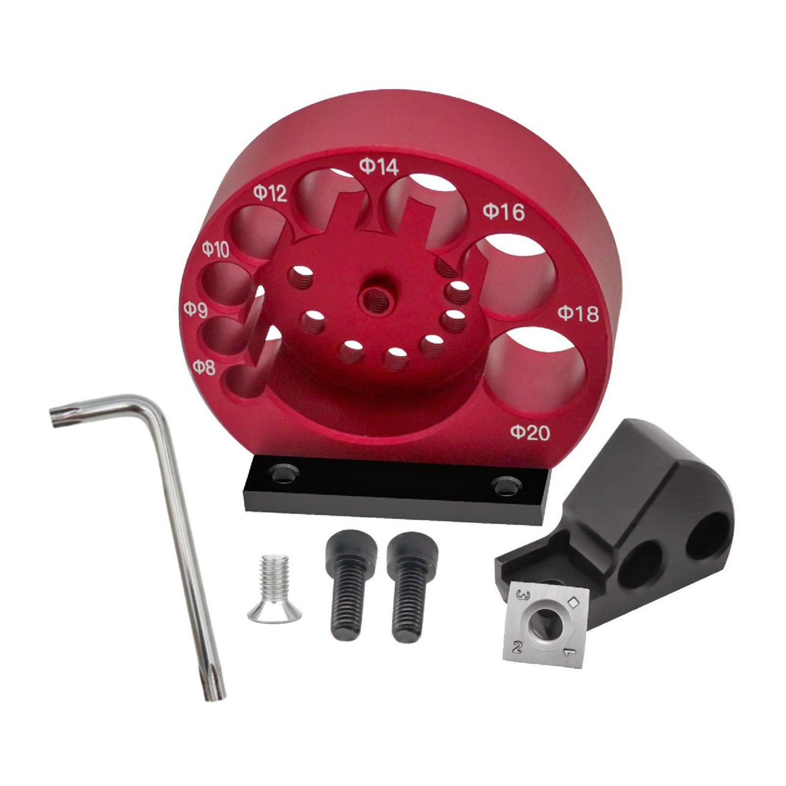 Регулируемый бурильный фрезерный дюбель круглый стержневой вспомогательный инструмент, производитель джига, с 8 9 10 12 14 16 18 20 мм отверстия