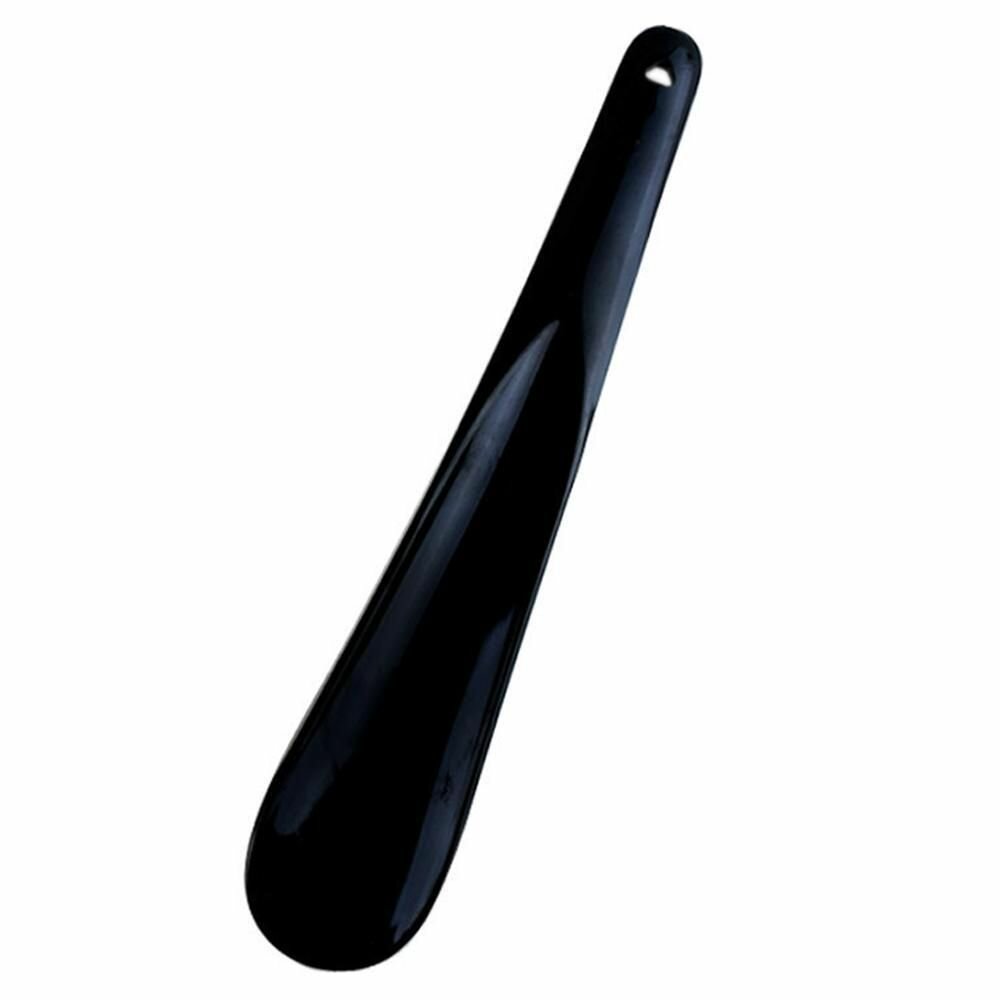 Пластиковый рожок ложка для обуви 19 см черный