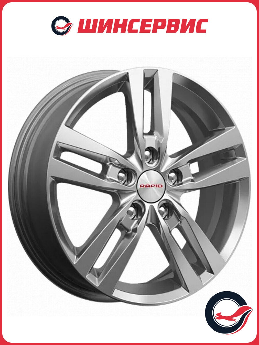 Литой колесный диск КиК Rassvet- Оригинал R16x6.5J 5x100 ET48 ЦО56.1 для автомобиля