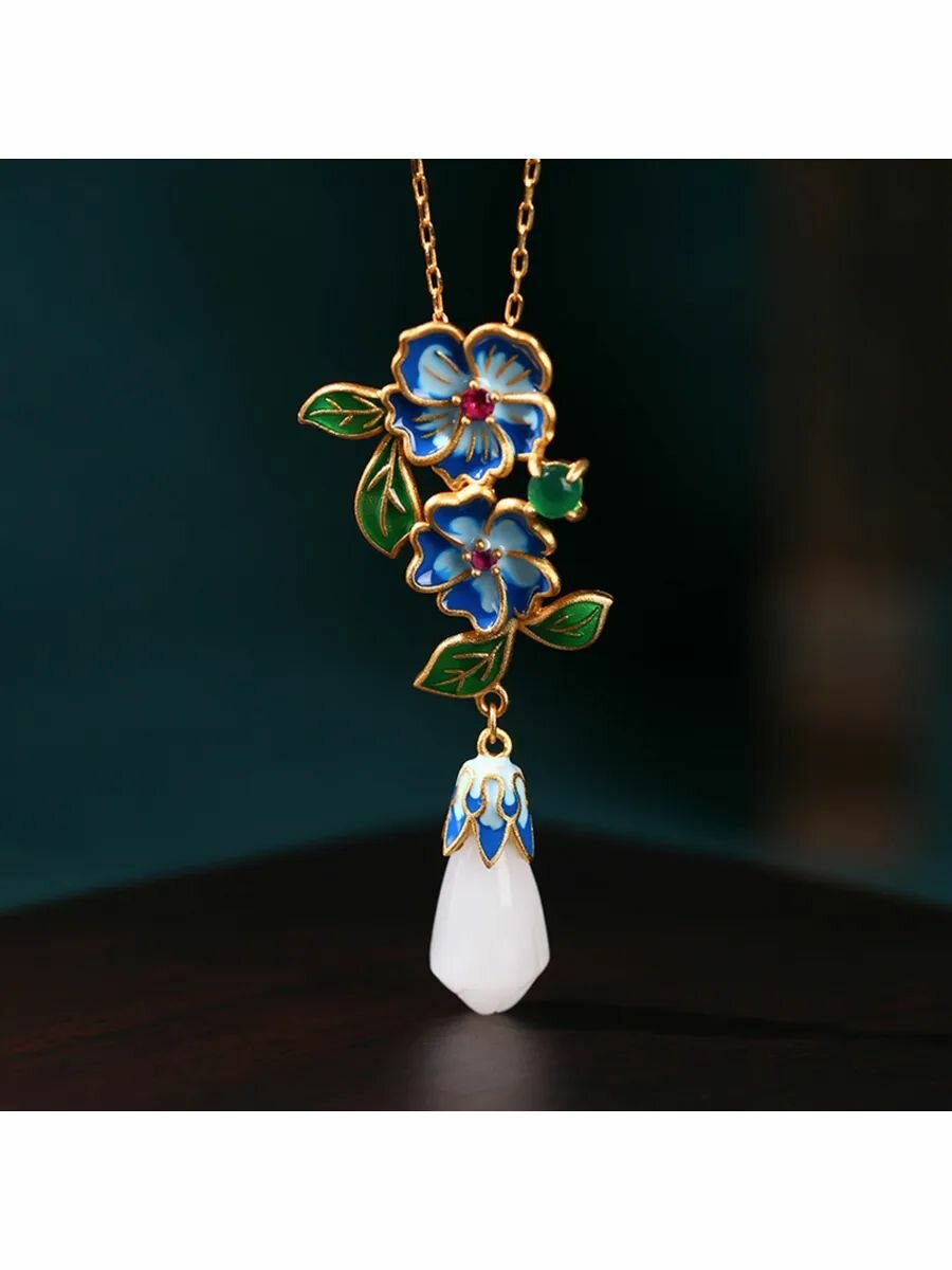 Колье, искусственный камень